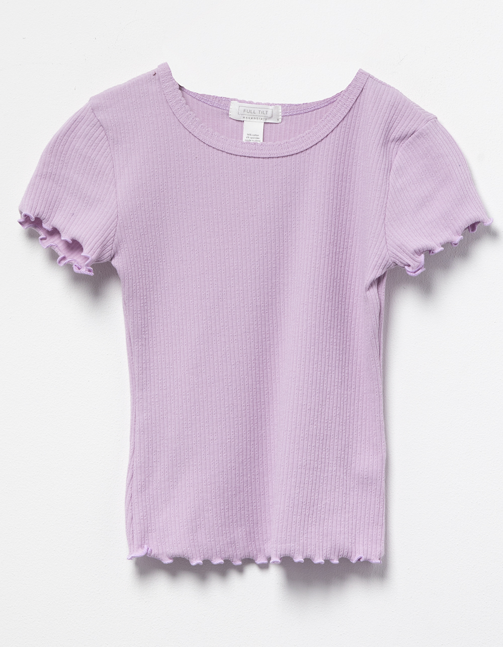 FULL TILT Essentials Girls Baby Tee - LAVENDAR | Tillys