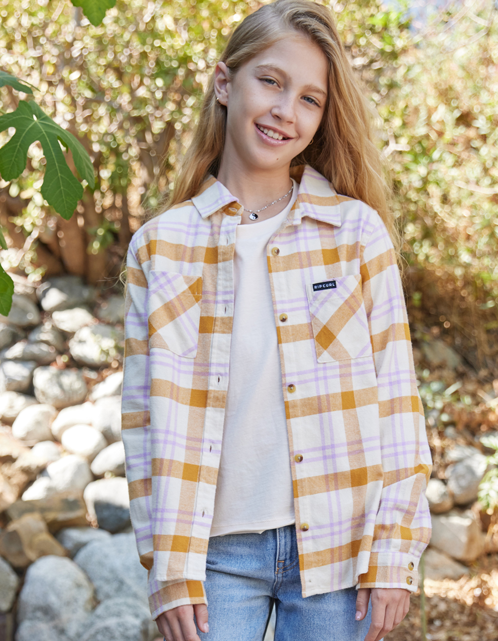 RIP CURL Sunday Girls Flannel - Cream Combo | Tillys