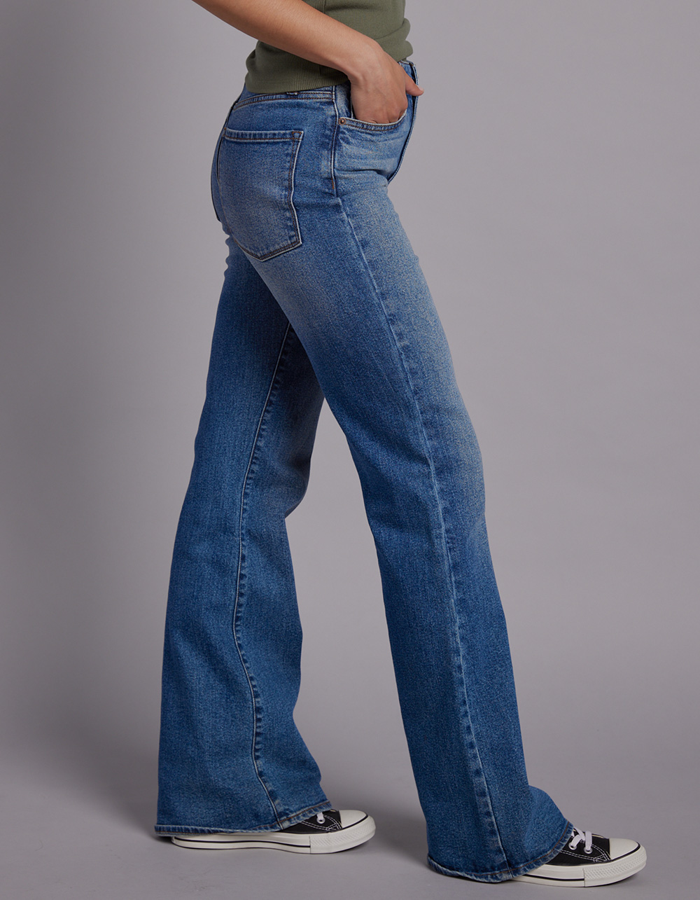 RSQ Womens High Rise Flare Jeans - MEDIUM WASH | Tillys