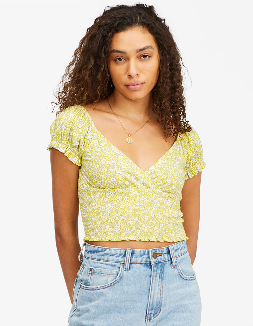 BILLABONG Spring Air Womens Top - LIME | Tillys