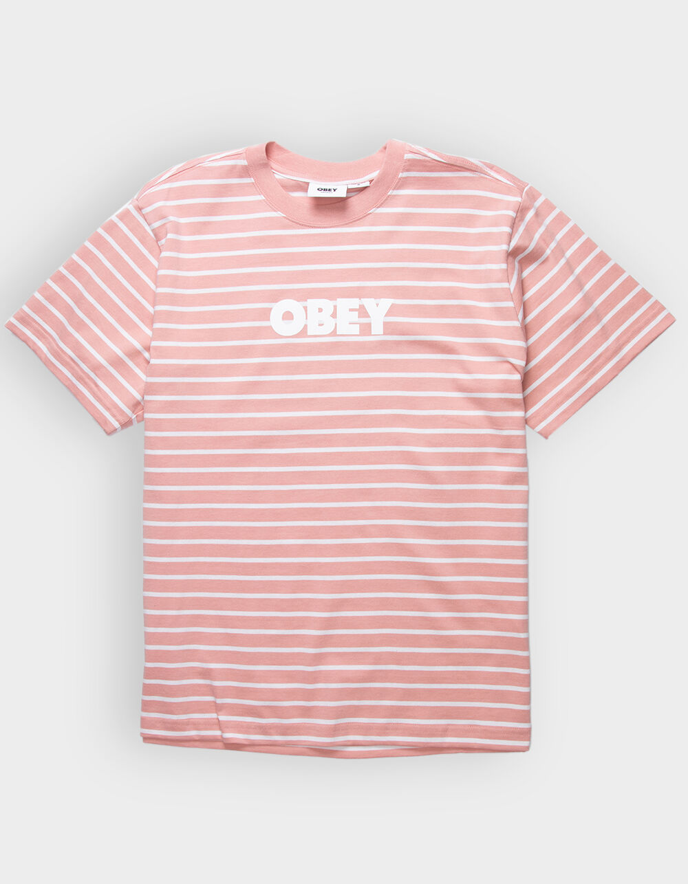 OBEY Bold Times Mens Tee - PINK COMBO | Tillys