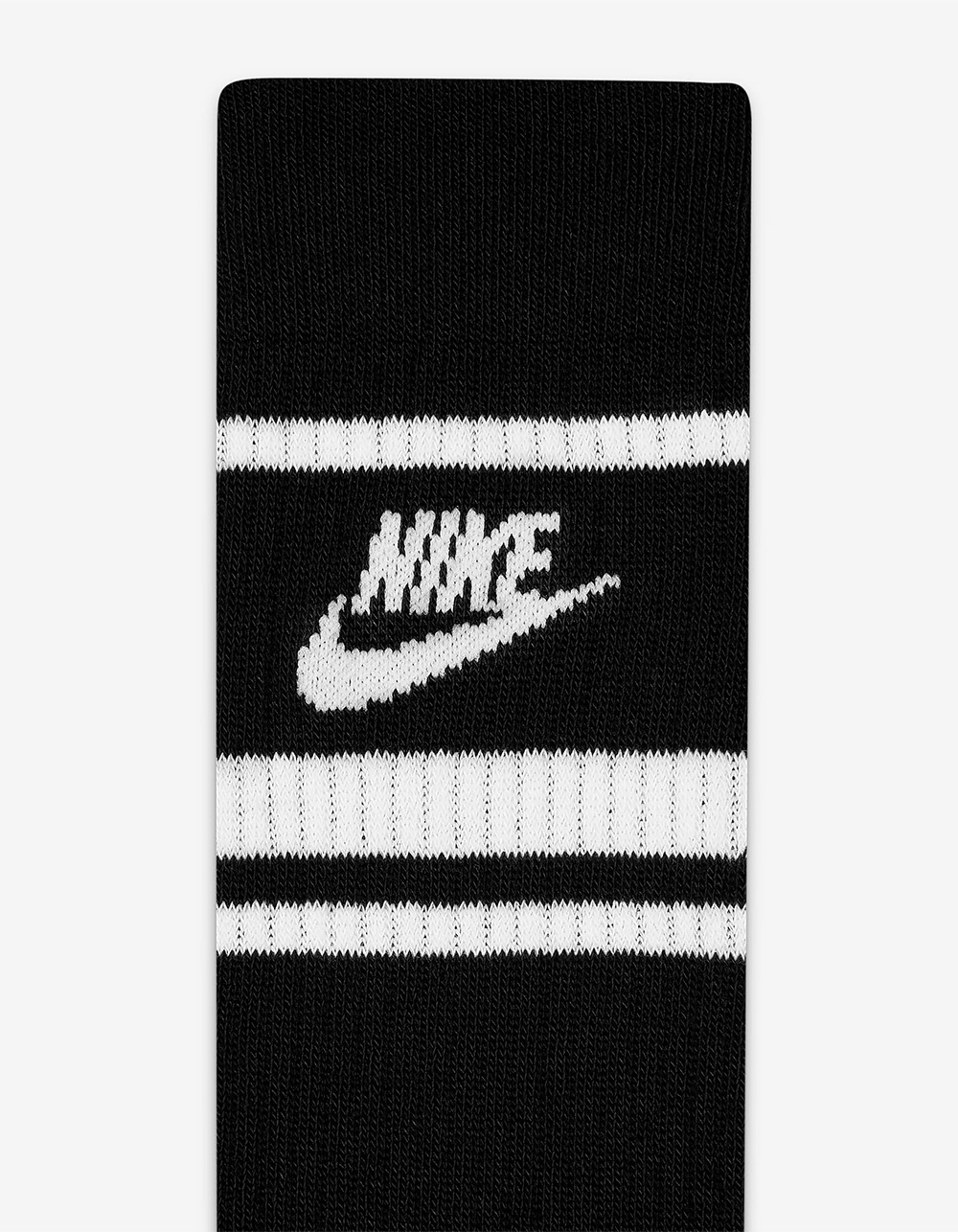 NIKE Sportswear Dri-FIT Everyday Essential 3 Pack Mens Crew Socks - BLK ...
