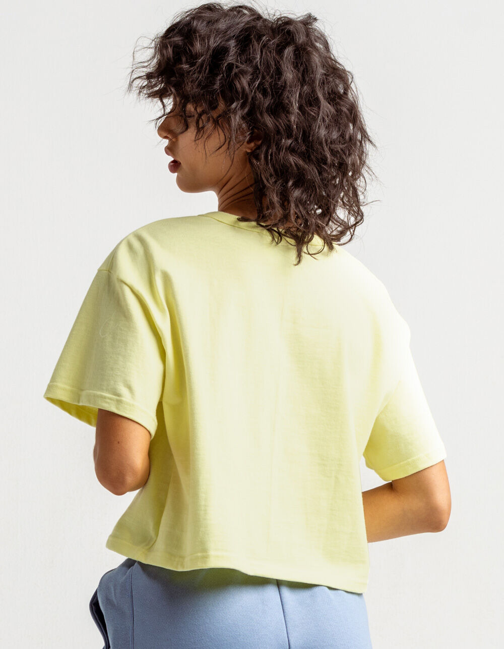 CHAMPION Heritage Womens Lemon Crop Tee - LEMON | Tillys