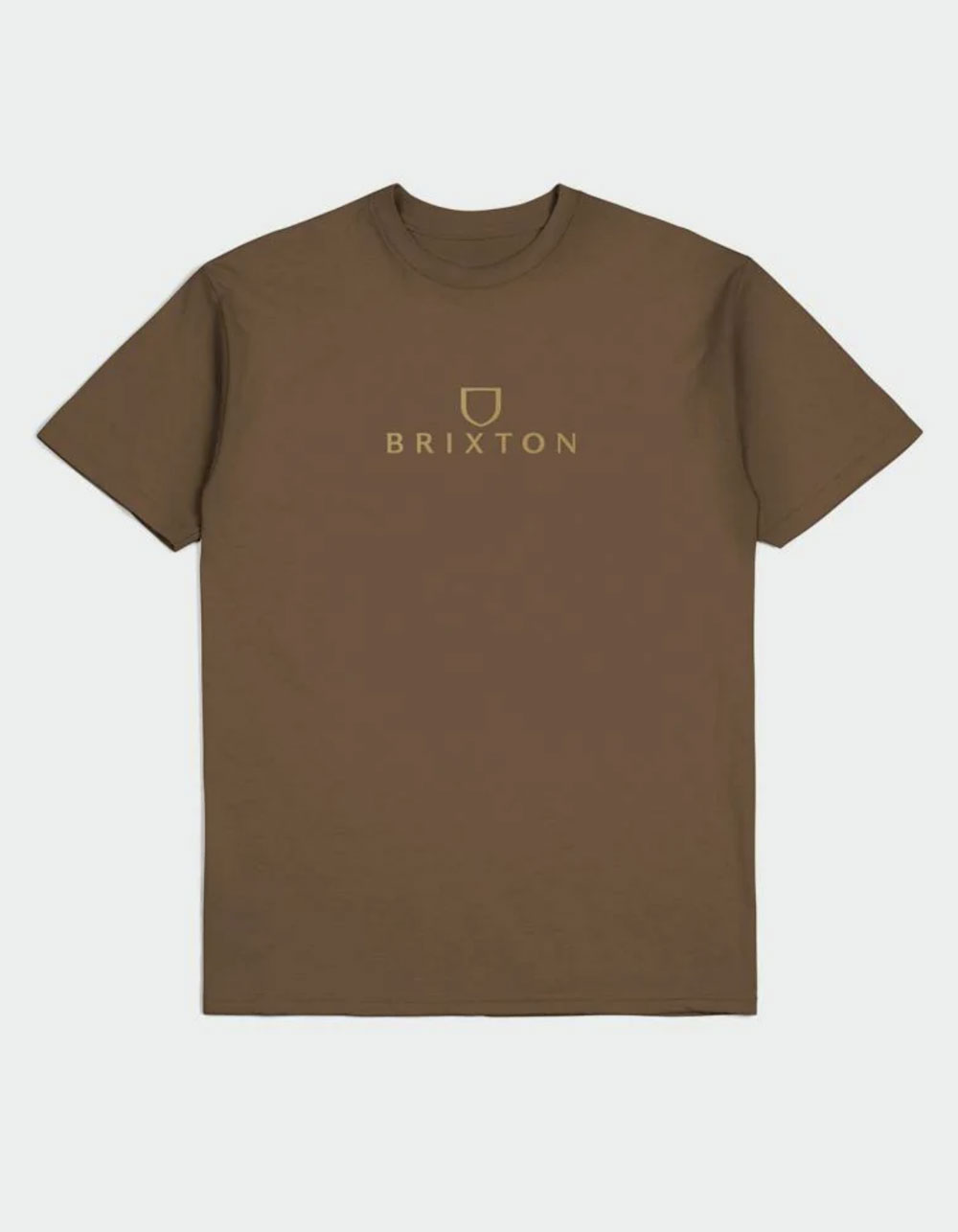 BRIXTON Alpha Thread Mens Standard Tee - BROWN | Tillys