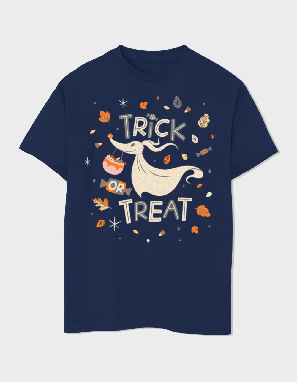 THE NIGHTMARE BEFORE CHRISTMAS Zero Trick Or Treat Unisex Kids Tee ...