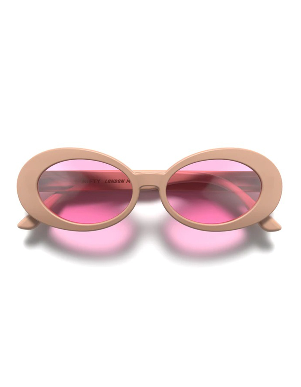 LONDON MOLE Nifty Matte Soft Pink Sunglasses - PINK | Tillys