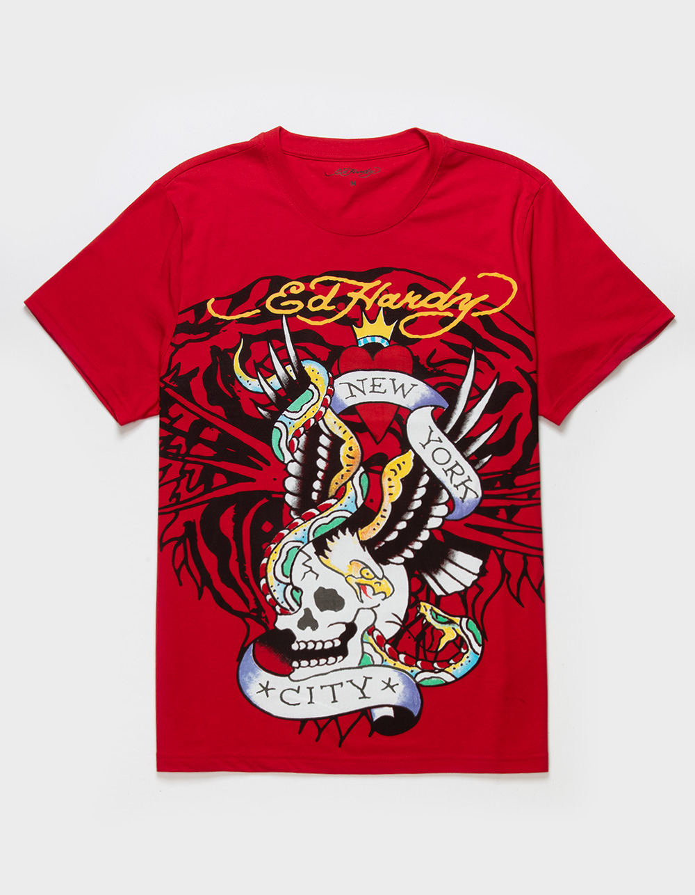 ED HARDY NYC Eagle Mens Tee - RED | Tillys