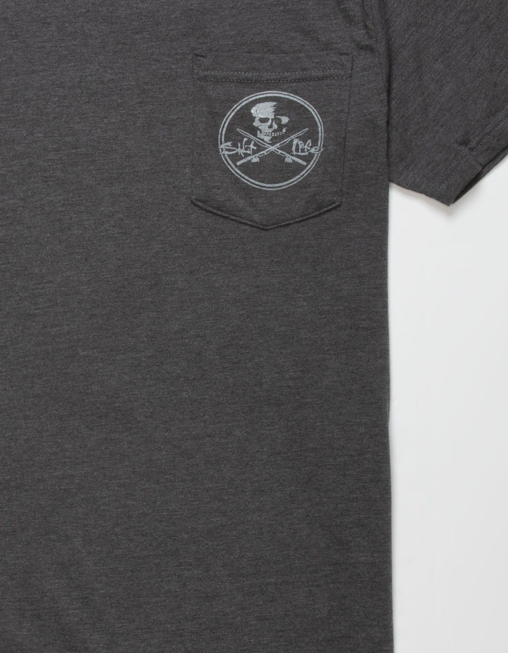 SALT LIFE Skull And Poles Mens Tee - CHARCOAL | Tillys