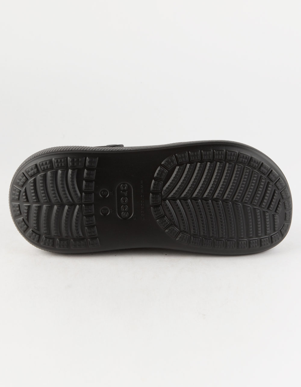 CROCS Classic Crush Womens Clogs - BLACK | Tillys