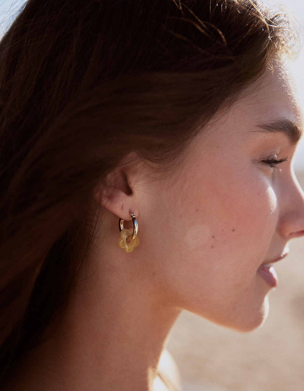 FULL TILT 6 Pack Flower Hoop Earring Set - GOLD | Tillys