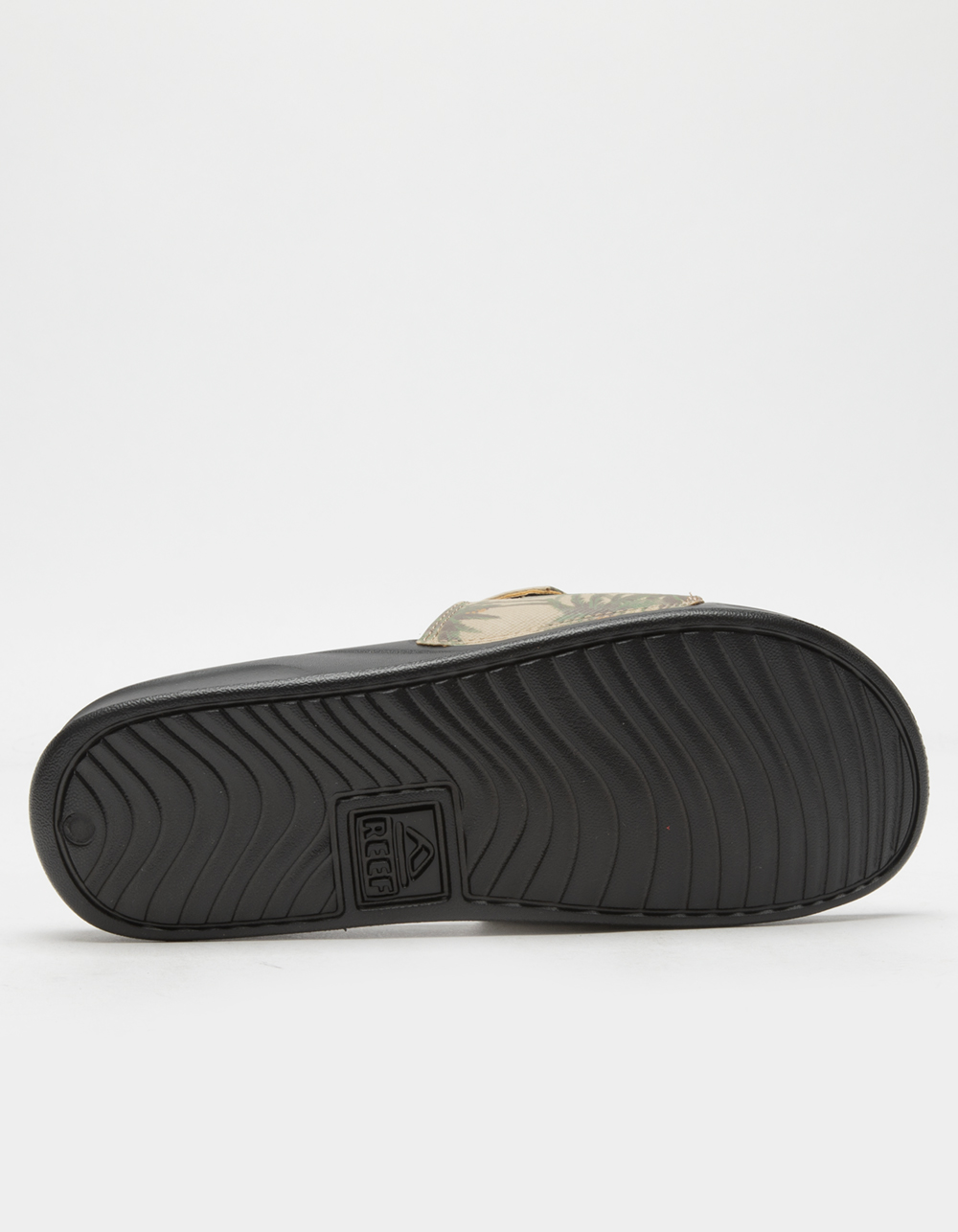 REEF Stash Mens Slide Sandals - BLACK COMBO | Tillys