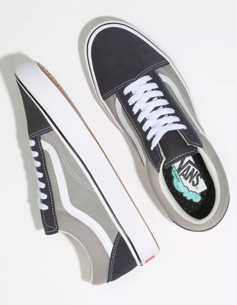VANS Comfycush Old Skool Asphalt & Drizzle Shoes - BLACK/GRAY | Tillys