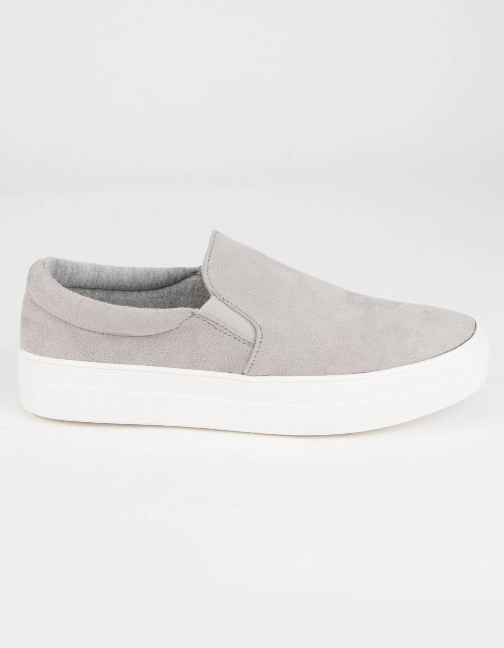 SODA Platform Womens Gray Slip-On Shoes - GRAY | Tillys