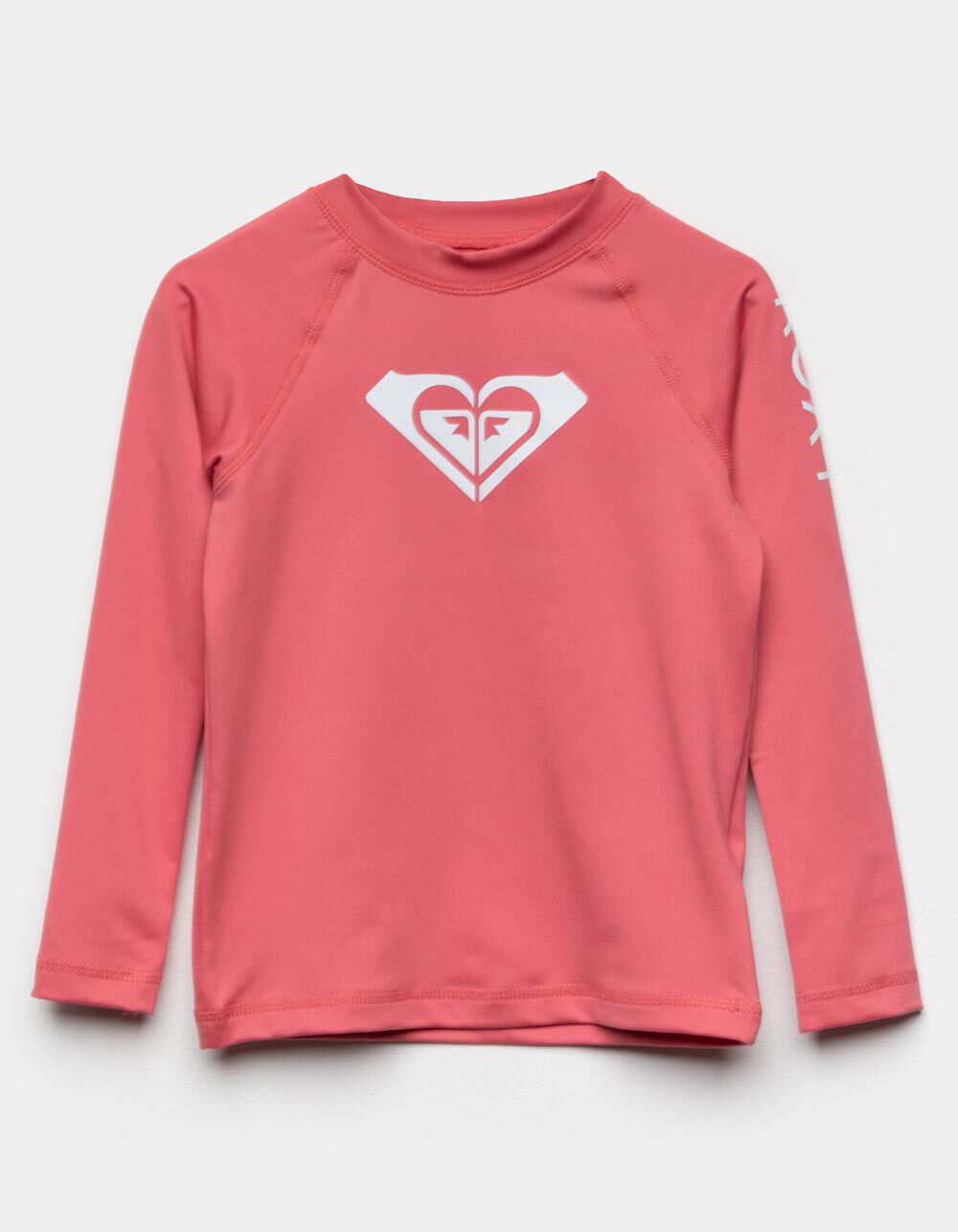 ROXY Whole Hearted Little Girls Pink Rash Guard (4-6) - PINK | Tillys
