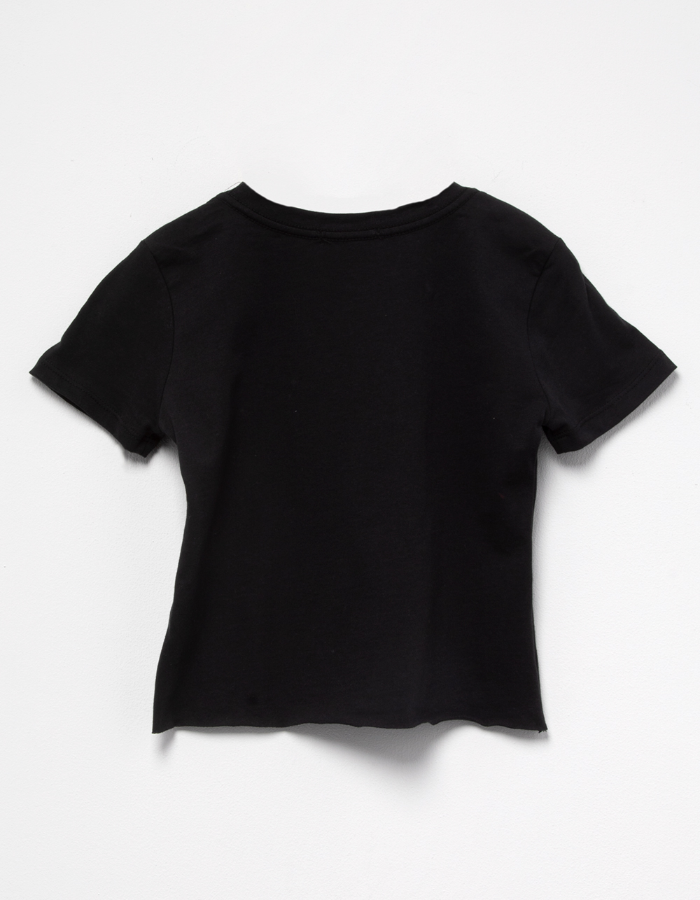 FULL TILT Rhinestone Skull Girls Crop Tee - BLACK | Tillys