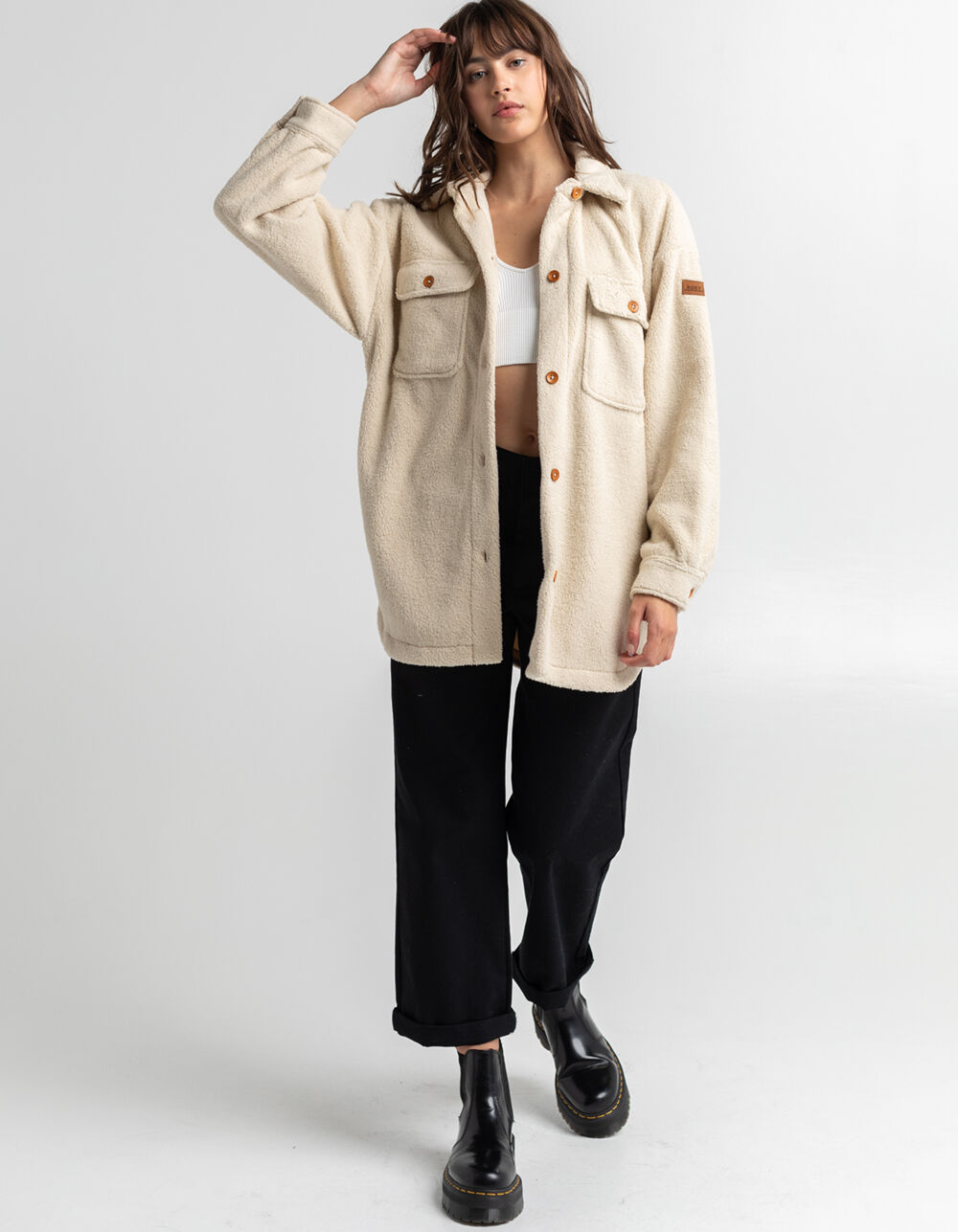ROXY Over And Out Shacket - CREAM | Tillys