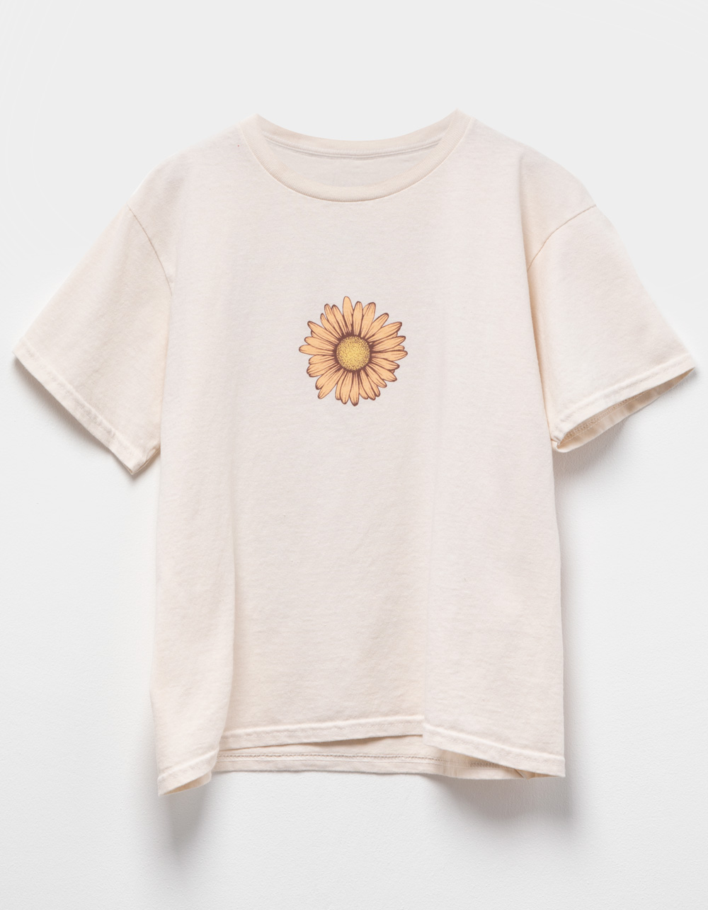 FULL TILT Mushroom Poster Girls Oversized Tee - CREAM | Tillys