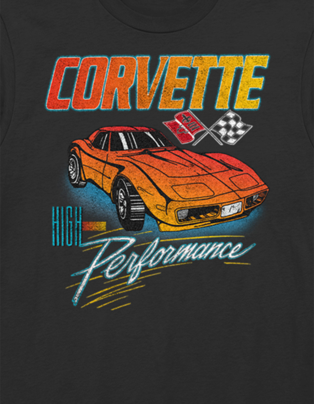 GENERAL MOTORS Corvette High Performance Unisex Tee - BLACK | Tillys