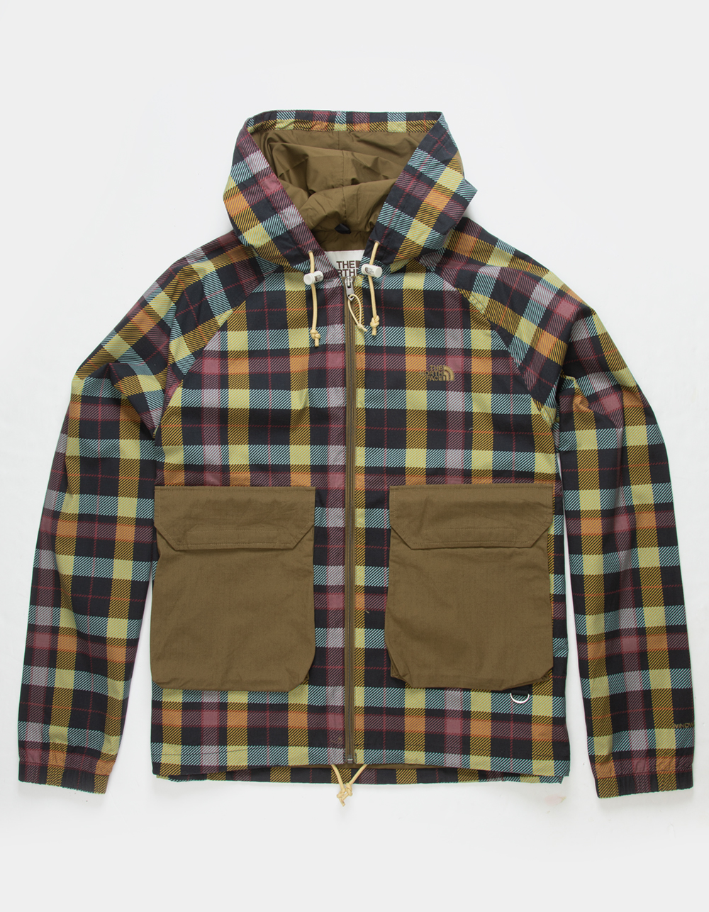 THE NORTH FACE Printed Ripstop Wind Mens Hoodie - BROWN COMBO | Tillys