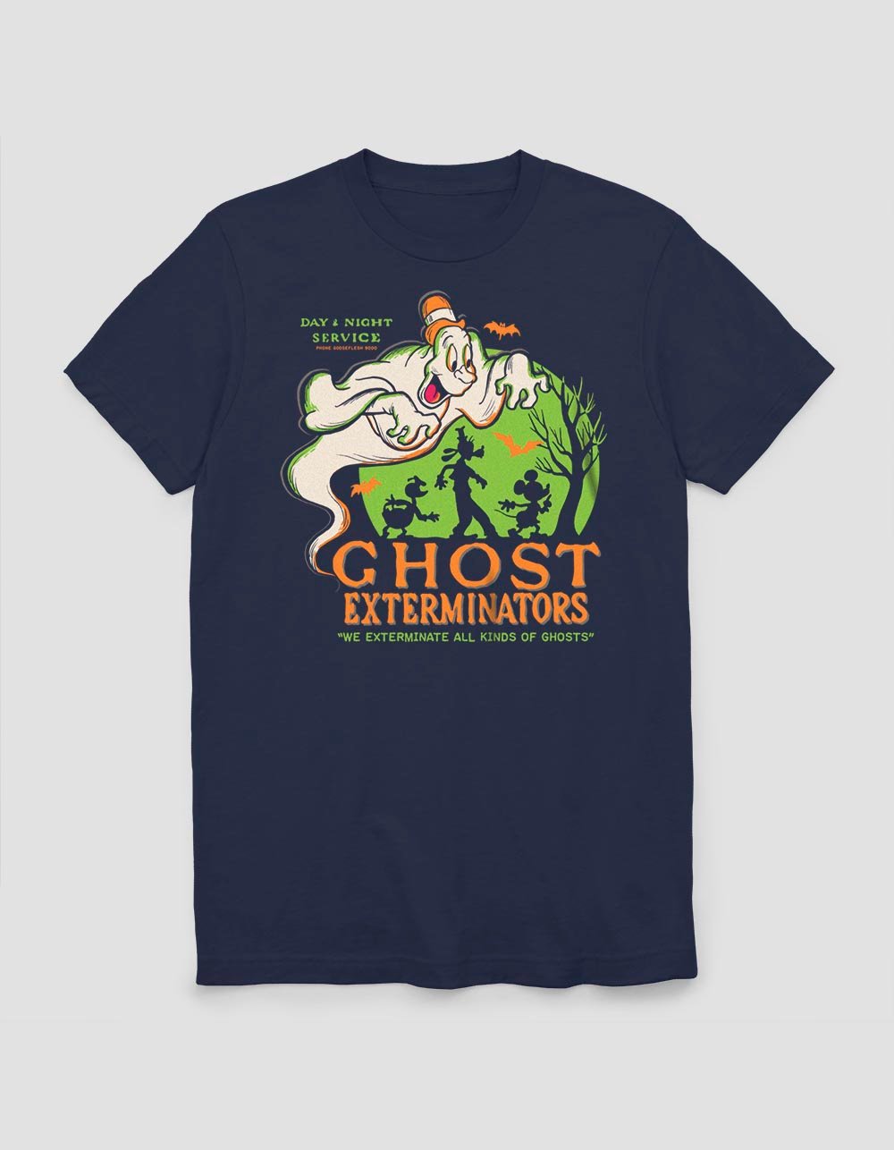DISNEY 100TH ANNIVERSARY Ghost Exterminators Unisex Tee - NAVY | Tillys