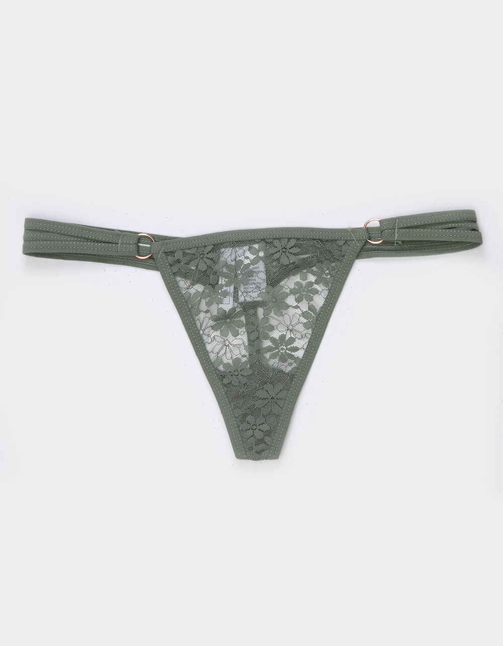 Lace Trim Thongs | Tillys